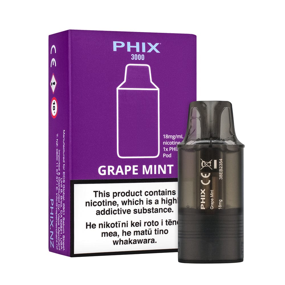 PHIX 3000 Pod - Grape Mint – Vape Merchant