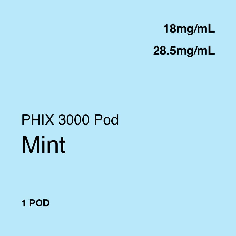 PHIX 3000 Pod - Mint – Vape Merchant