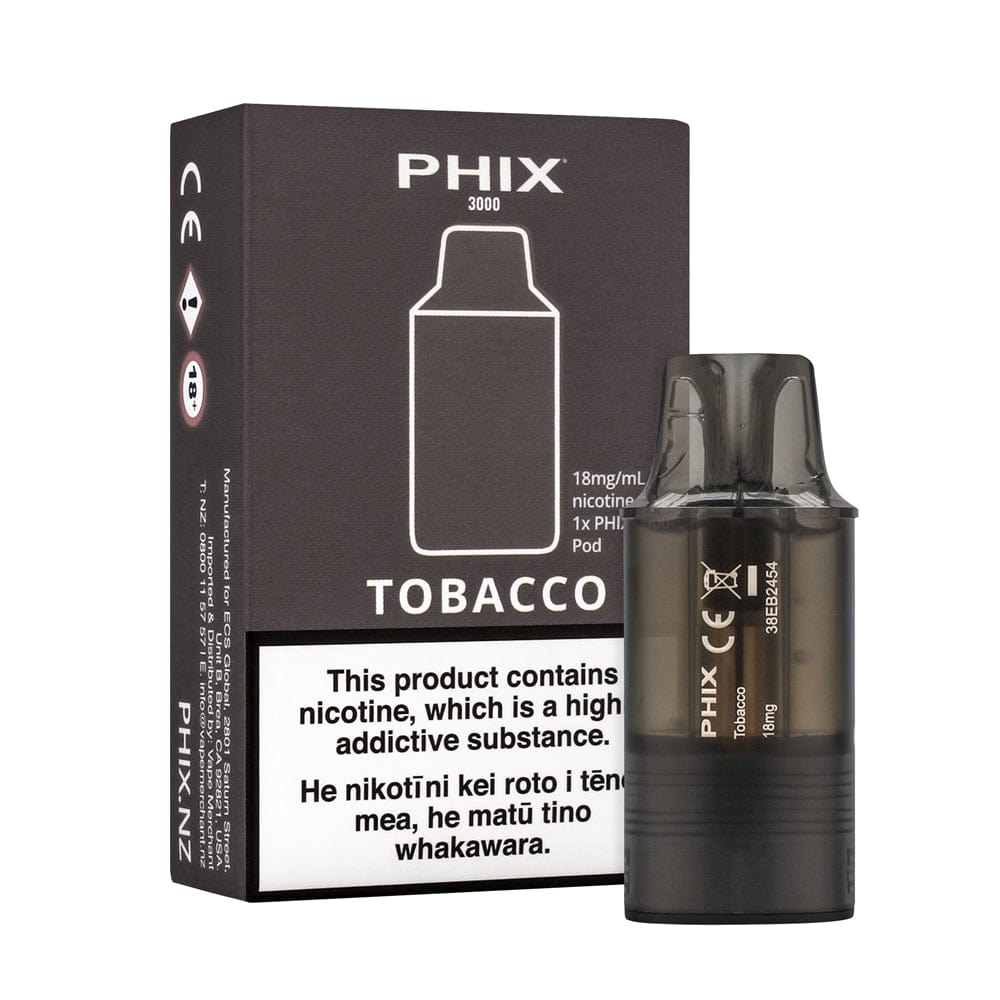 PHIX 3000 Pod - Tobacco – Vape Merchant