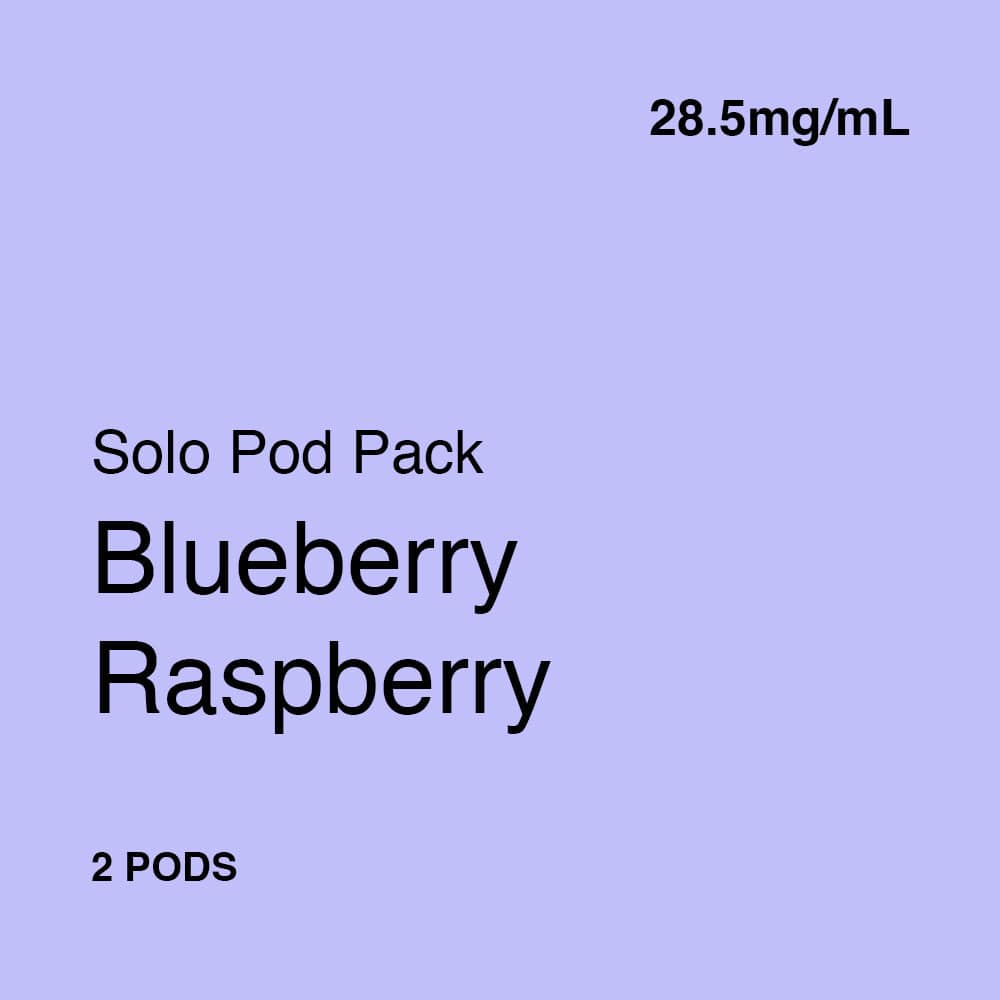 Shop Solo Blue Raspberry Pods | Vape Merchant